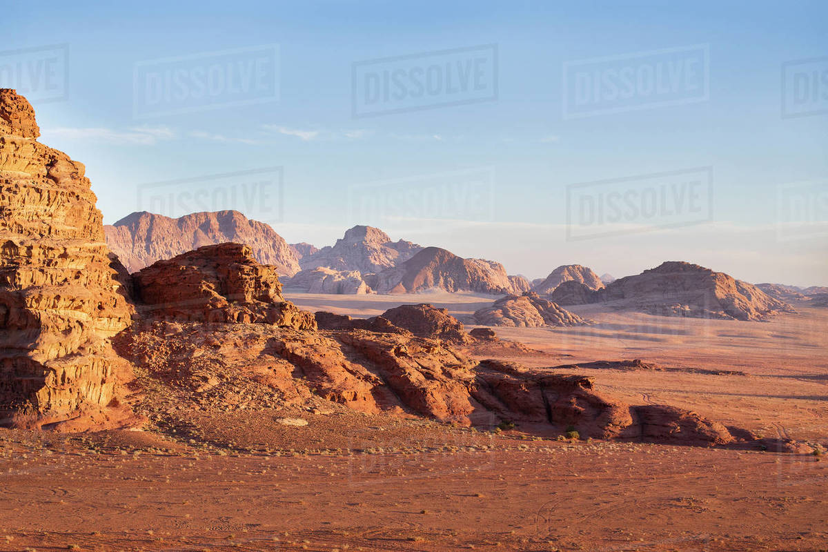 Wadi landscape, Oman - Royalty-free Stock Photo | Dissolve