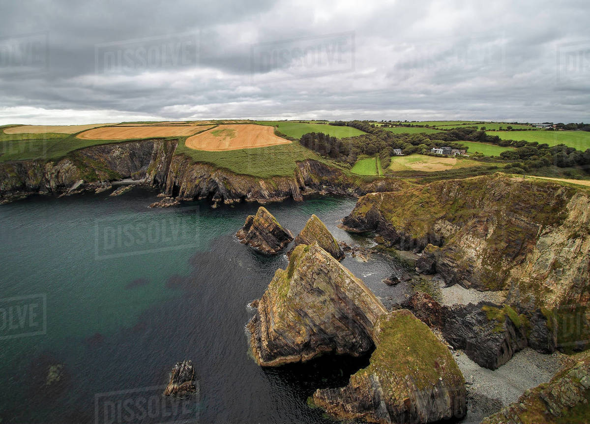 Nohoval Cove coastline, County Cork, Ireland - Royalty-free Stock Photo ...