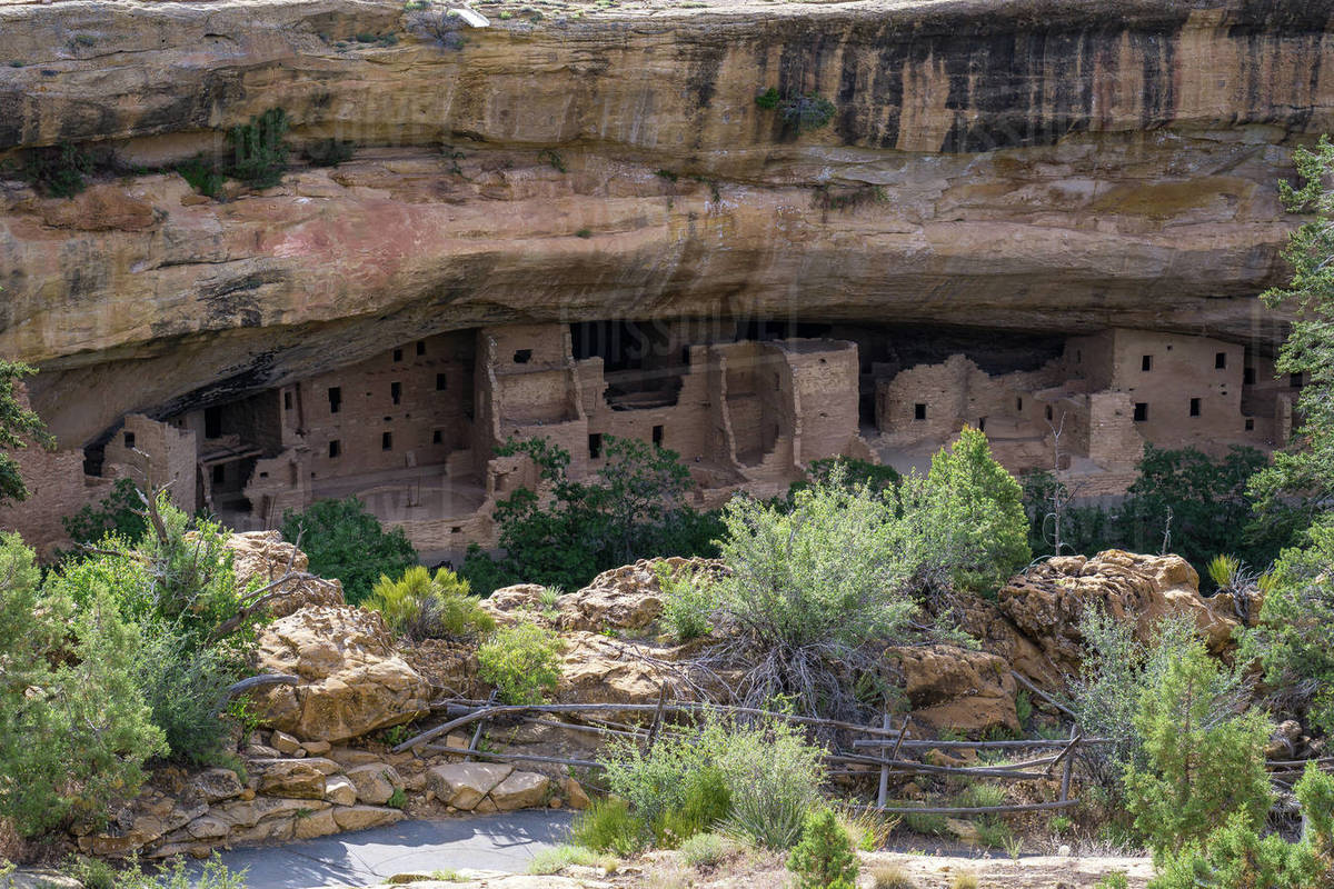 Spruce Tree House, Mesa Verde National Park, Colorado, America, USA ...
