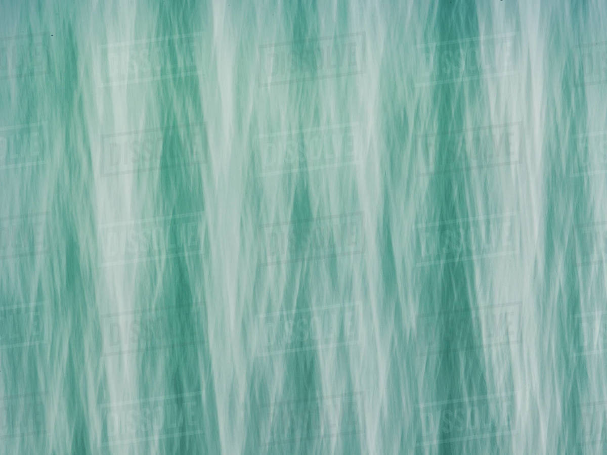 Chaotic waterfall background with flows and lines of liquid of white ...