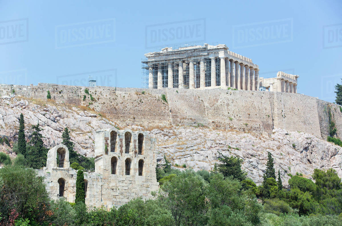 Parthenon, Acropolis, UNESCO World Heritage Site, Athens, Greece, Europe - Royalty-free Stock ...