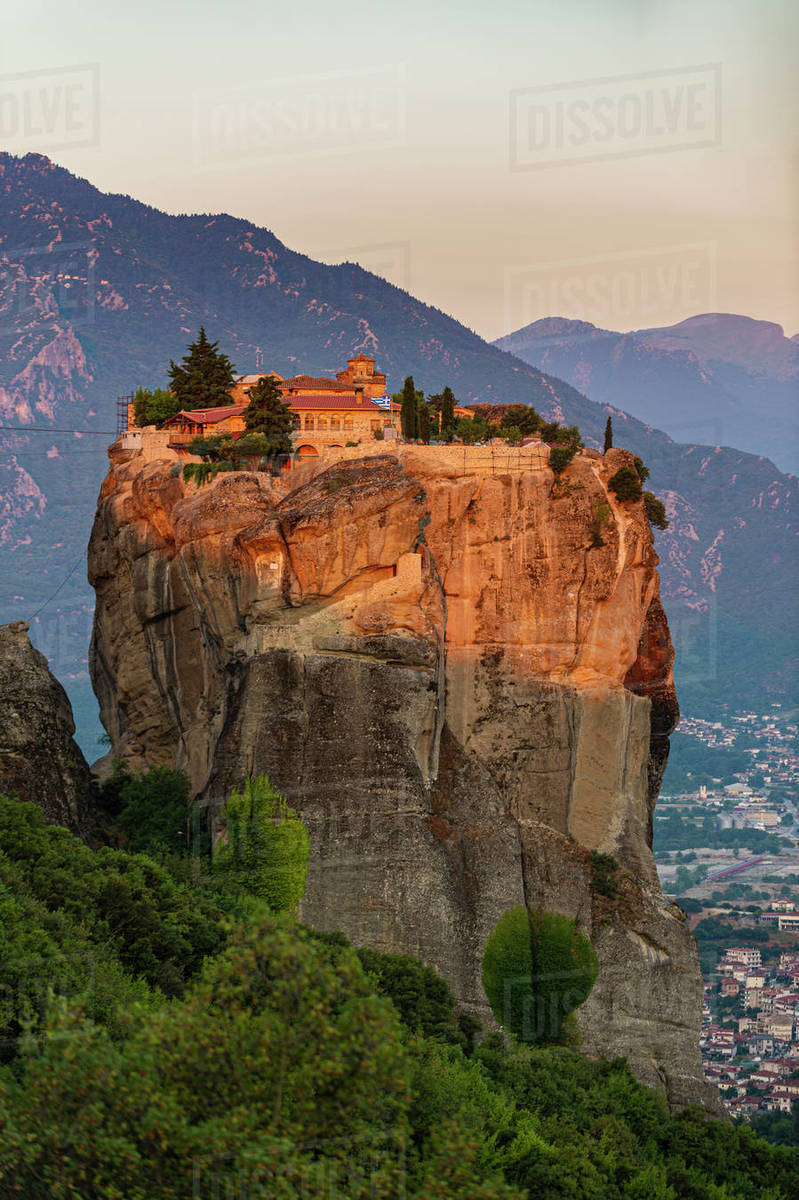 Holy Monastery of Holy Trinity at sunrise, UNESCO World Heritage Site ...
