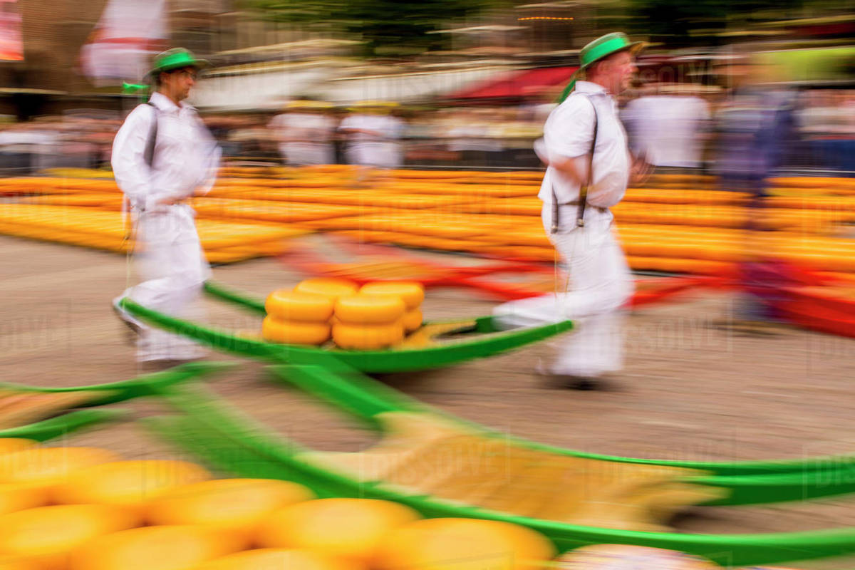 Alkmaar cheese market, Alkmaar, North Holland, Netherlands, Europe ...