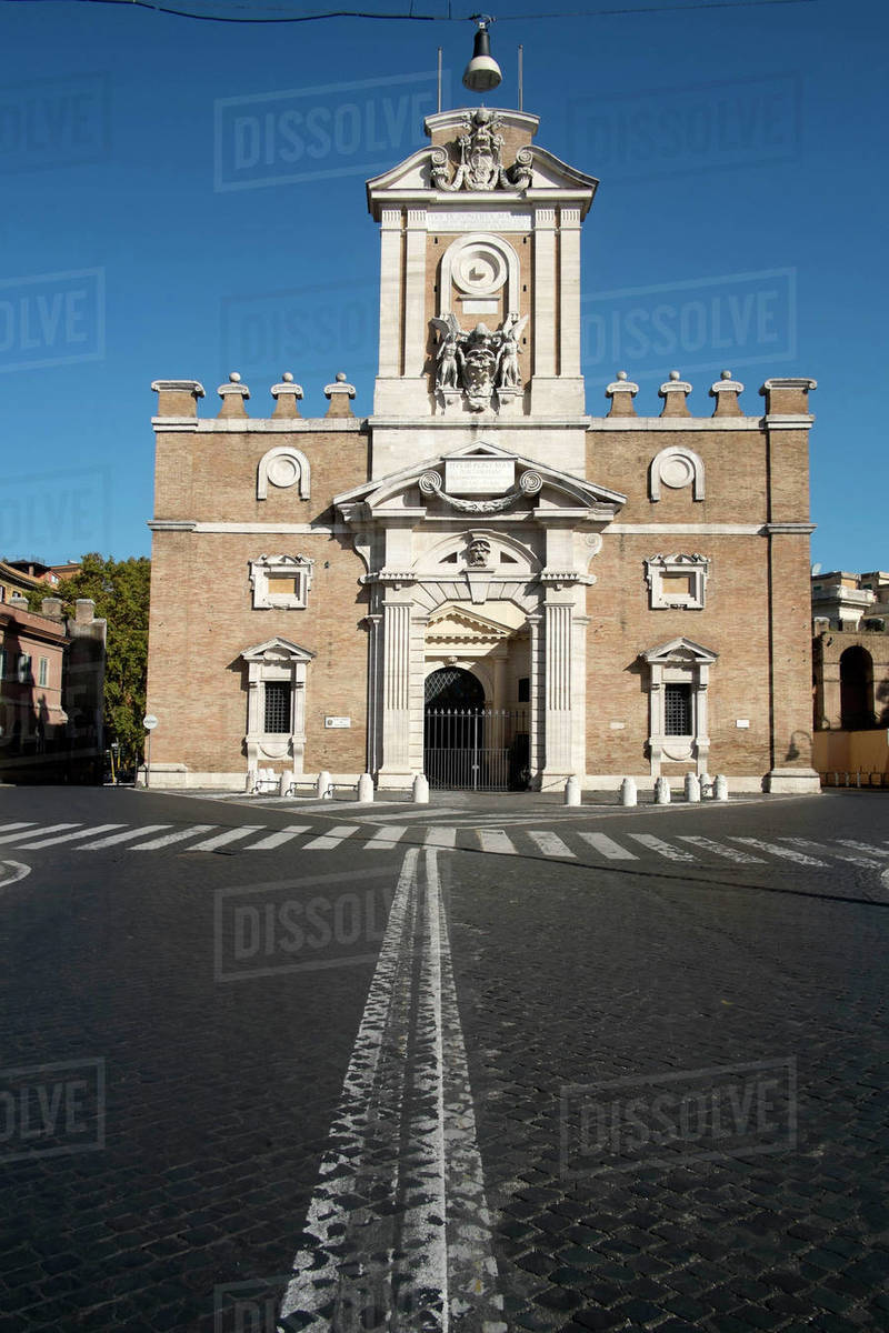 Michelangelo's Porta Pia City Gate, Rome, Lazio, Italy, Europe - Stock ...