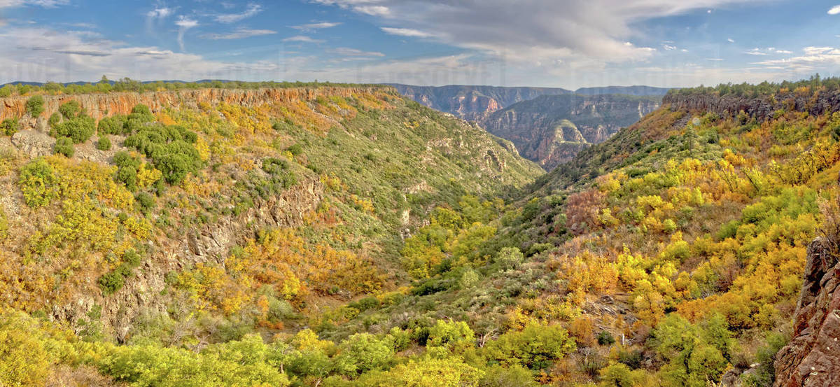 Sycamore Canyon viewed from the west side of Sycamore Point near ...