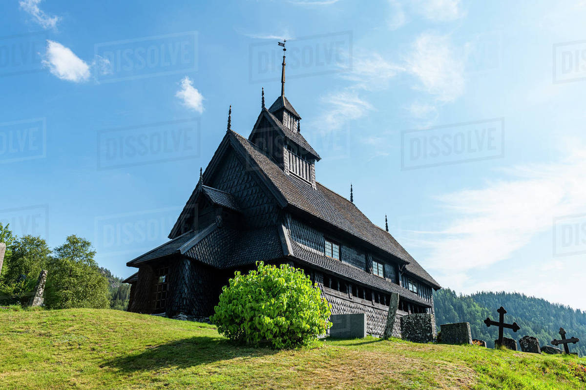 Eidsborg Stave Church, Dalen, Telemark, Norway, Scandinavia, Europe ...