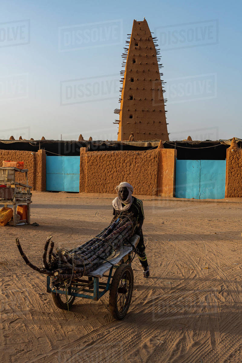Grand Mosque of Agadez, UNESCO World Heritage Site, Agadez, Niger ...