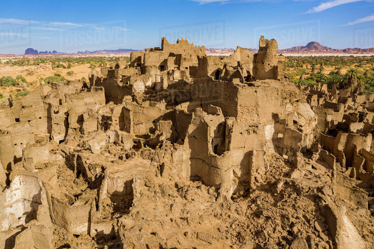 Fort of Pacot (Fort Djado), Djado plateau, Tenere Desert, Sahara, Niger ...