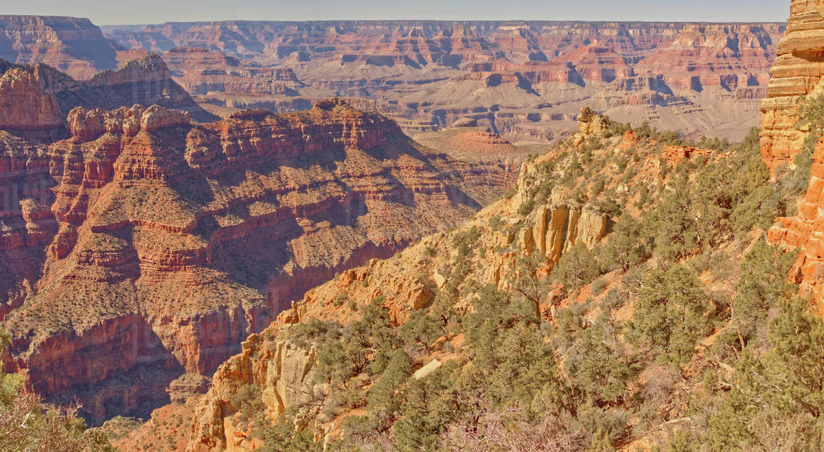 The Bow Rock of the formation called Sinking Ship in Grand Canyon ...