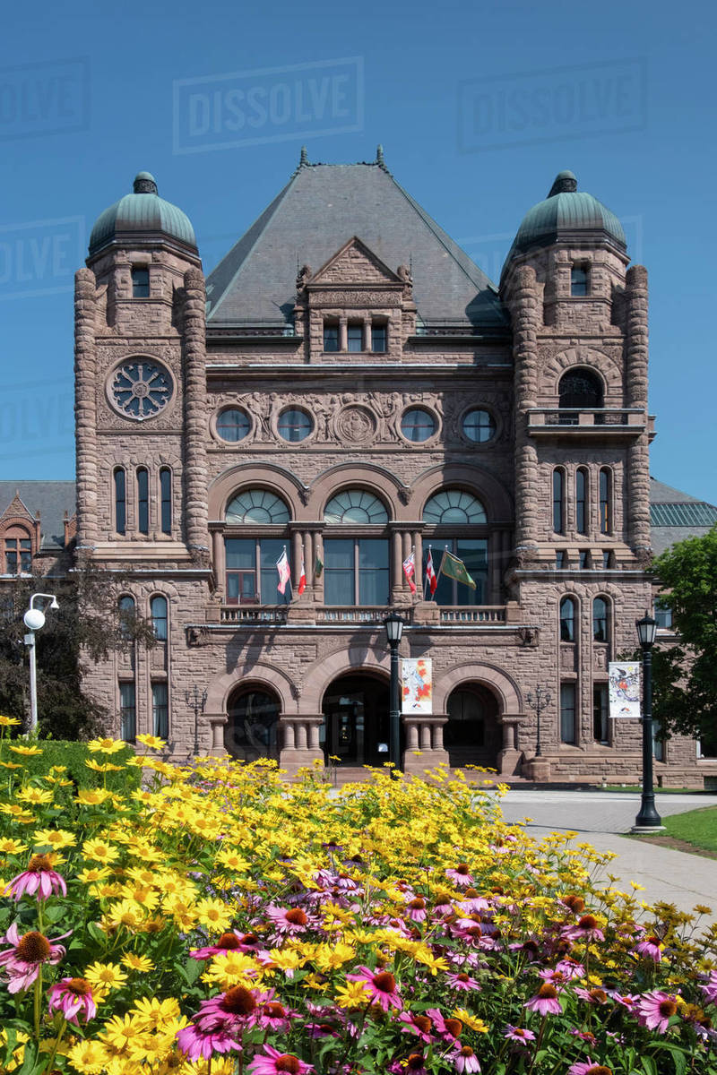 Queen's Park Legislative Assembly of Ontario Building in summer, Queens ...