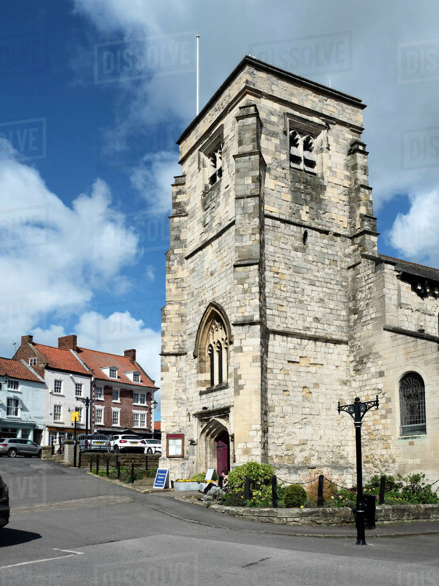 St. Michaels Church, Malton, Yorkshire, England, United Kingdom, Europe ...