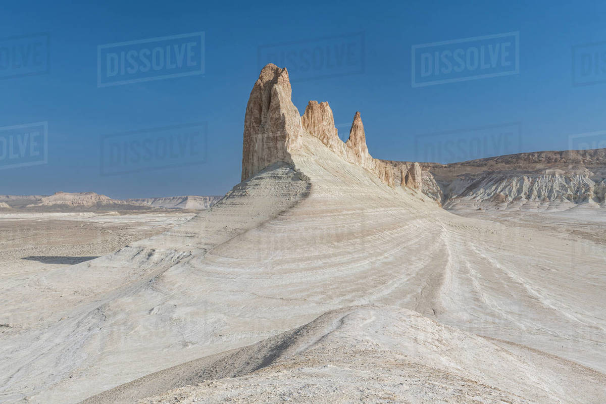 Bozzhira Canyon, Ustyurt plateau, Mangystau, Kazakhstan, Central Asia ...