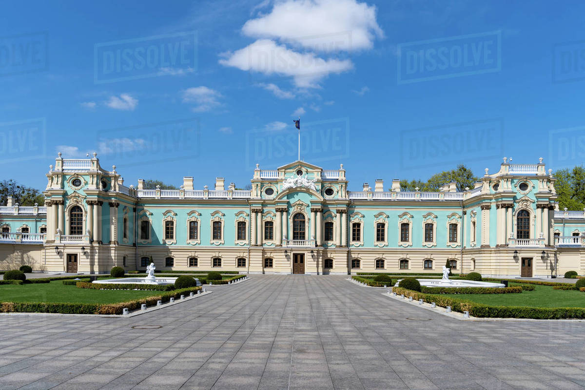 Mariinskyi Palace, the official ceremonial residence of the President ...