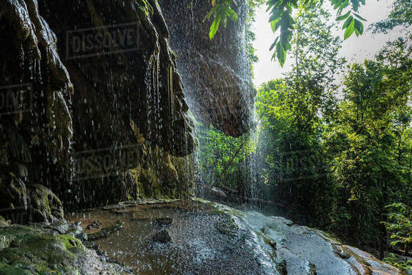 Hughs Dale Waterfall, Christmas island, Australia, Indian Ocean ...