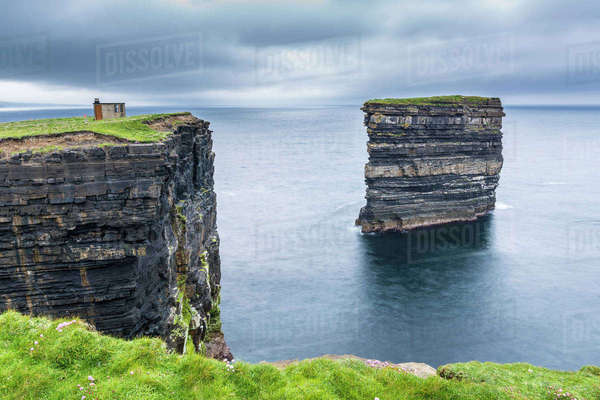 Downpatrick Head, Ballycastle, County Mayo, Connacht province, Republic ...