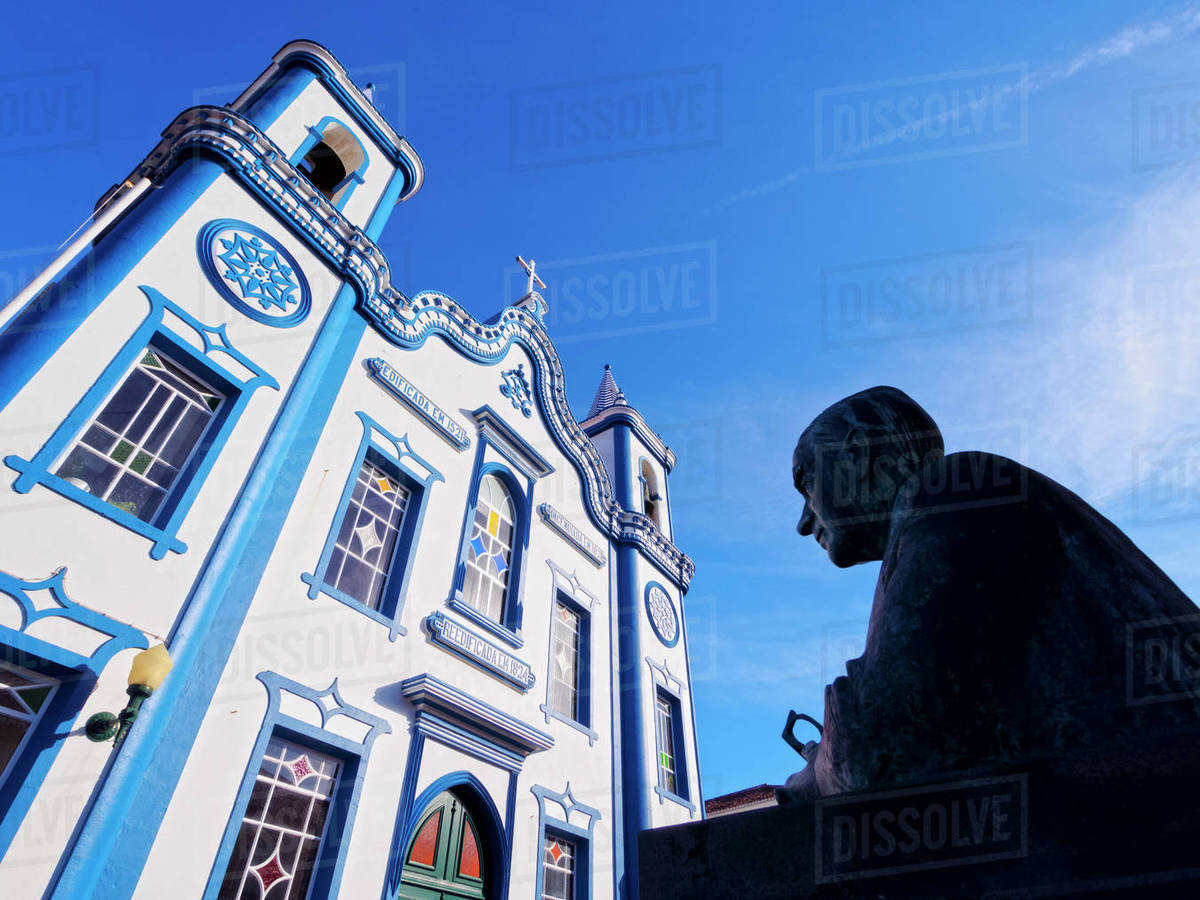 Santo Cristo Church, Praia da Vitoria, Terceira Island, Azores ...