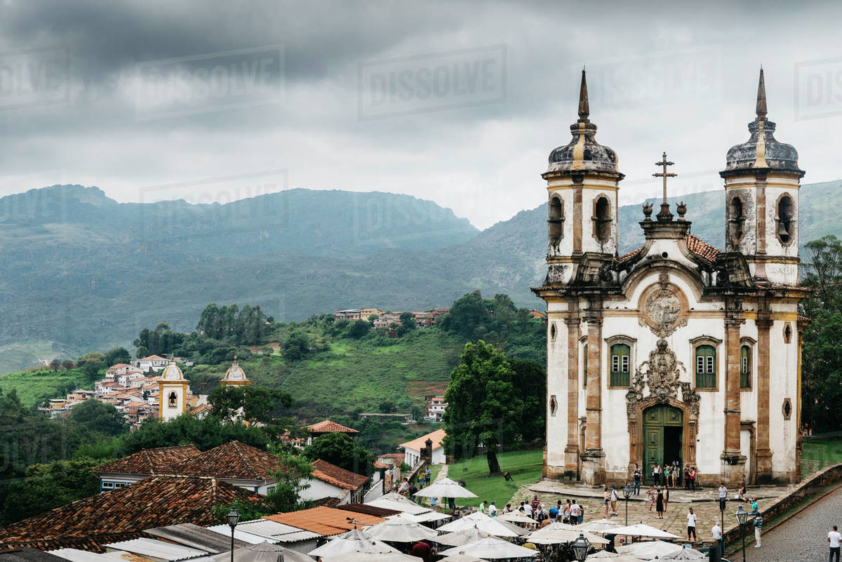 Church of Saint Francis of Assisi built by Aleijadinho in 1766 a Rococo ...