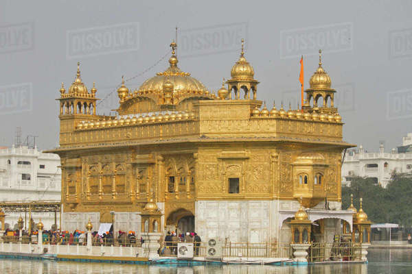 The Golden Temple, Amritsar, the Punjab, India, Asia - Royalty-free ...