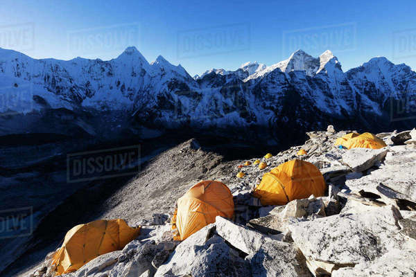 Camp 1 on Ama Dablam, Sagarmatha National Park, UNESCO World Heritage ...
