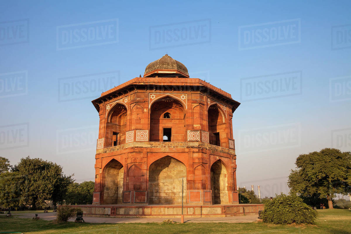 Sher Mandal tomb, Purana Quila, Old Fort, Delhi, India, Asia - Royalty ...