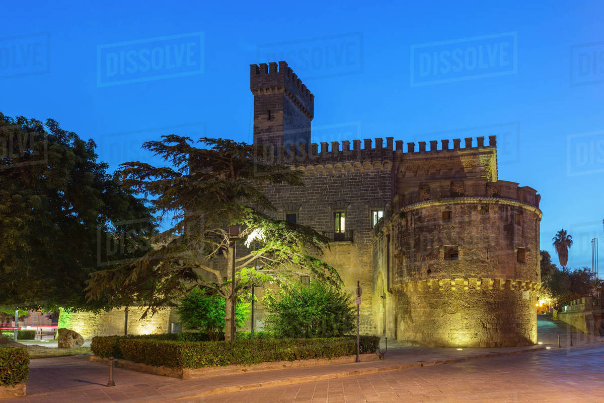 Castle of Nardo, Nardo, Puglia, Italy, Europe - Stock Photo - Dissolve