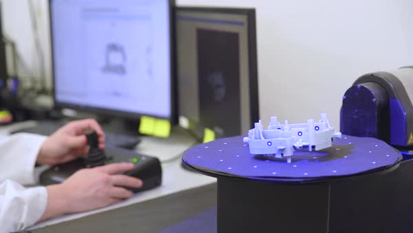 Professional 3D scanner, for scan product on moving panel using laser ...