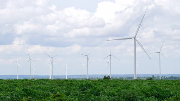 Progressive idea of using wind for electric energy by wind turbine farm ...