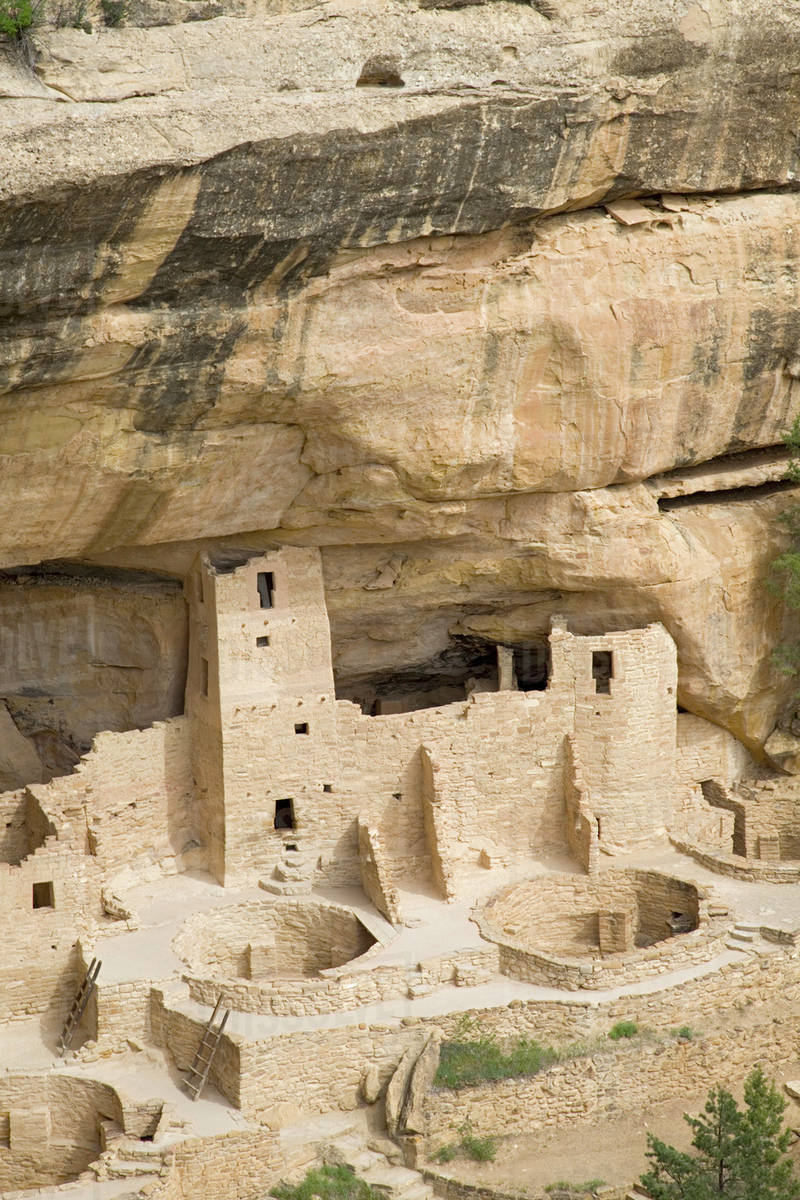 CO, Colorado, Mesa Verde National Park, home of Ancestral Pueblo people ...