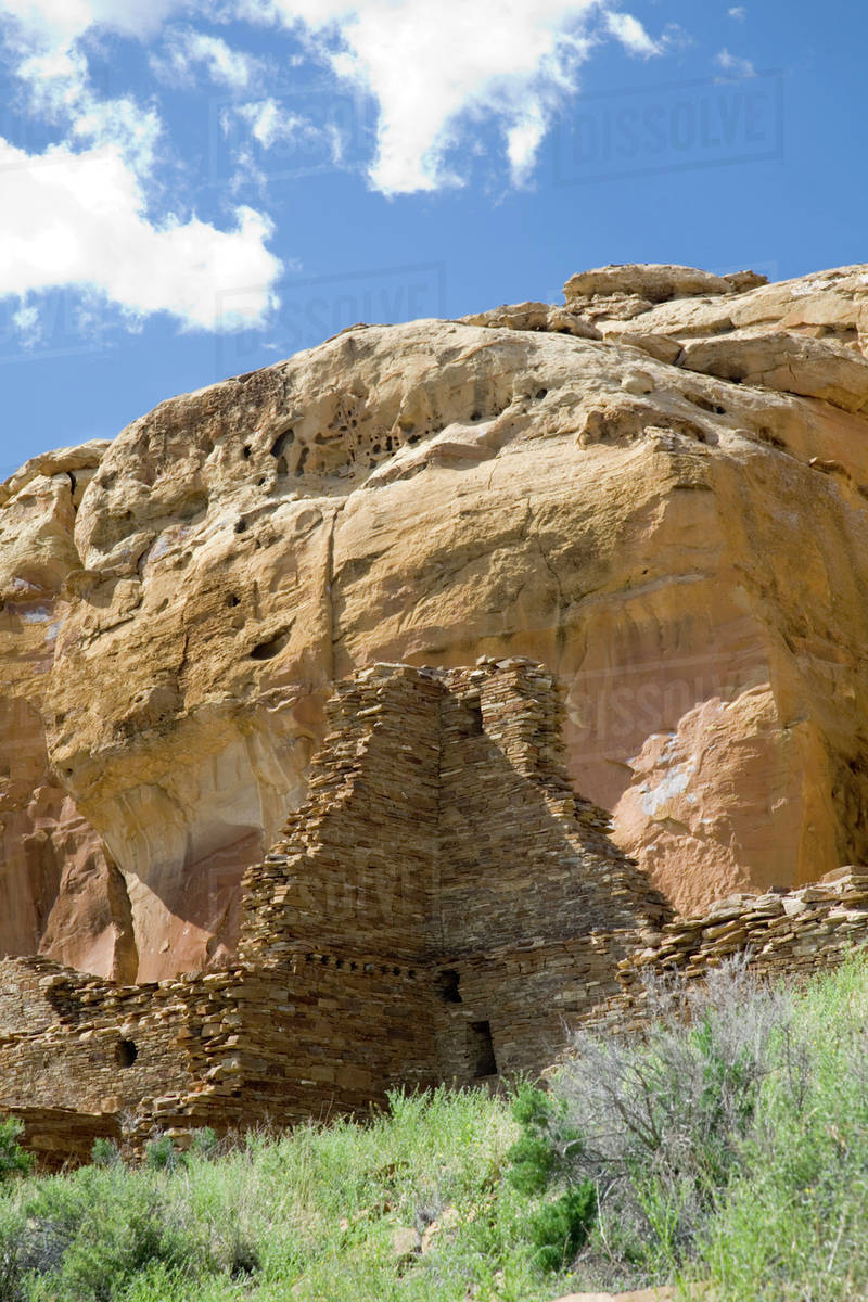 NM, New Mexico, Chaco Culture National Historic Park, Chaco Canyon ...