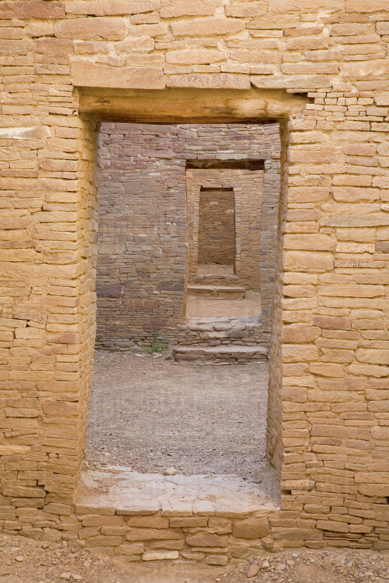 NM, New Mexico, Chaco Culture National Historic Park, Chaco Canyon ...