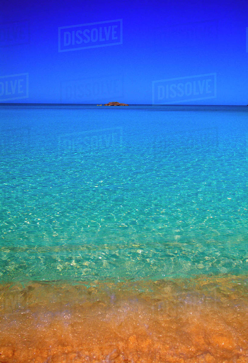 Blue water, Exuma Islands, Bahamas. - Royalty-free Stock Photo | Dissolve