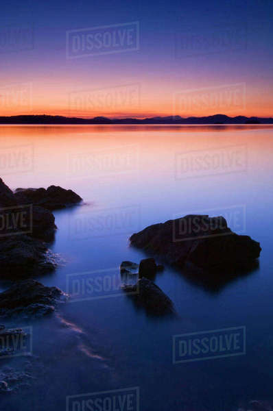 Canada, BC, Salt Spring Island, Beddis Beach Dawn - Royalty-free Stock ...