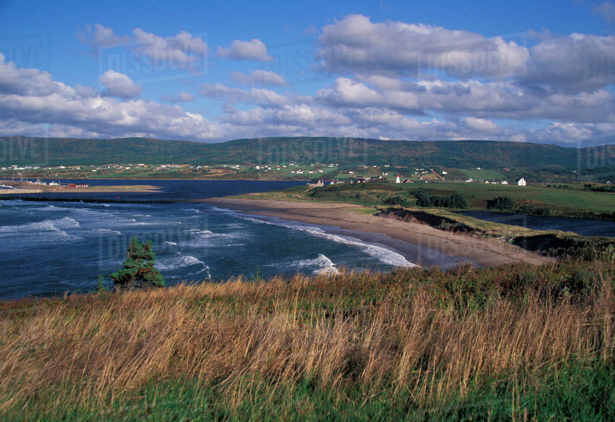 North America, Canada, Nova Scotia, Cape Breton, Margaree Harbor, Cabot ...