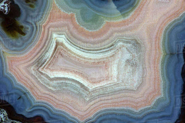 Banded Agate, Sammamish, Washington State - Stock Photo - Dissolve
