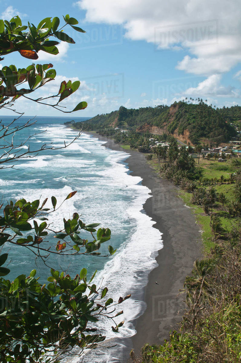 Colonarie Beach, St. Vincent and the Grenadines. - Stock Photo - Dissolve