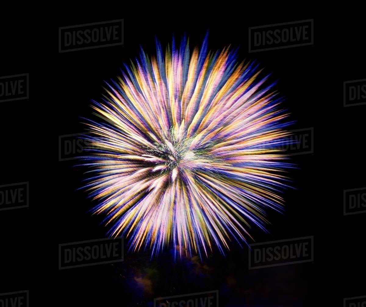 Firework in the sky - Royalty-free Stock Photo | Dissolve