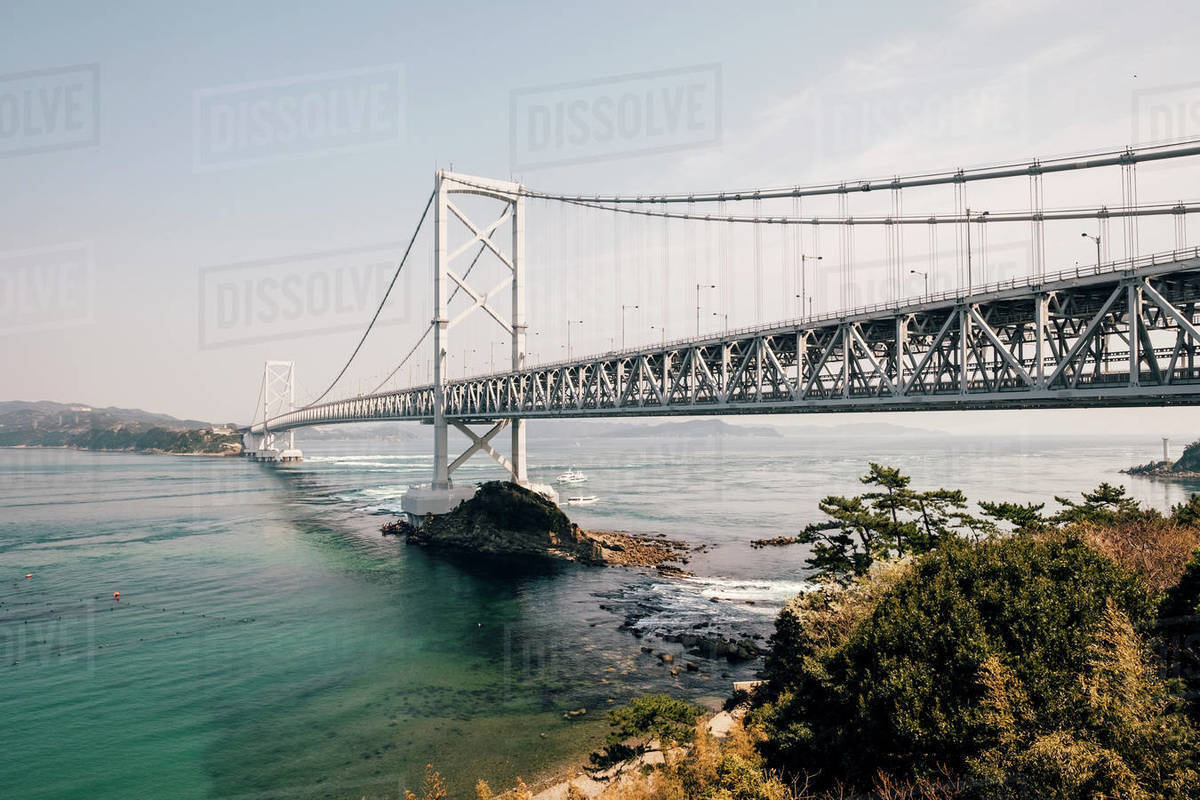 Naruto Bridge, Naruto Straits, Japan - Stock Photo - Dissolve