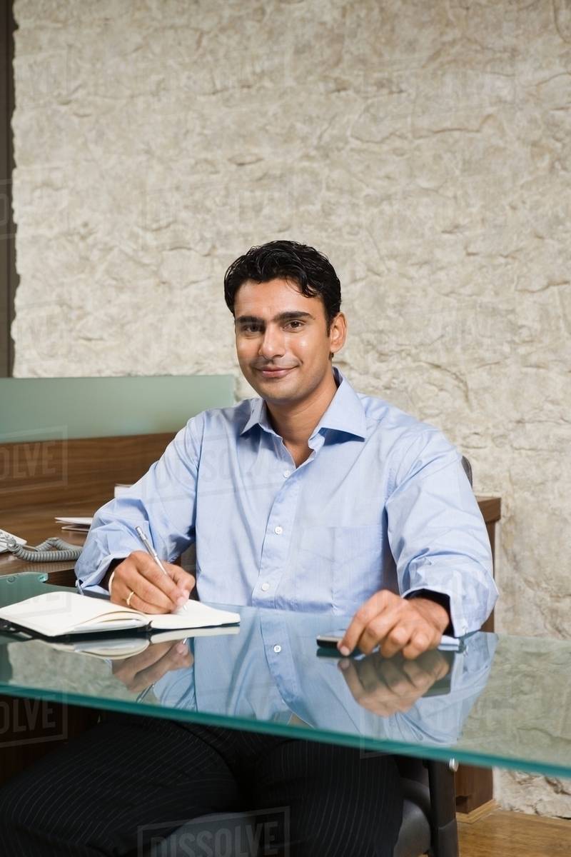 Indian businessman in office - Royalty-free Stock Photo | Dissolve