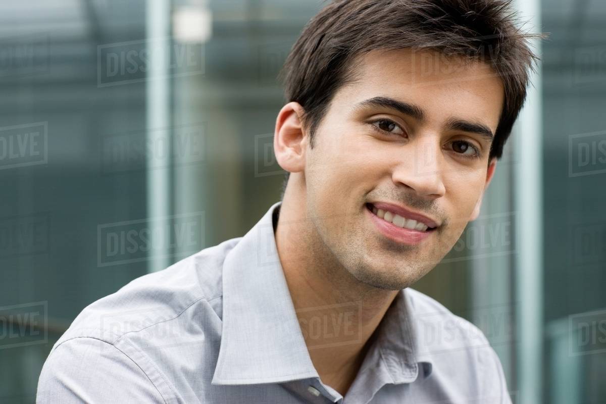 Portrait of a male office worker - Royalty-free Stock Photo | Dissolve