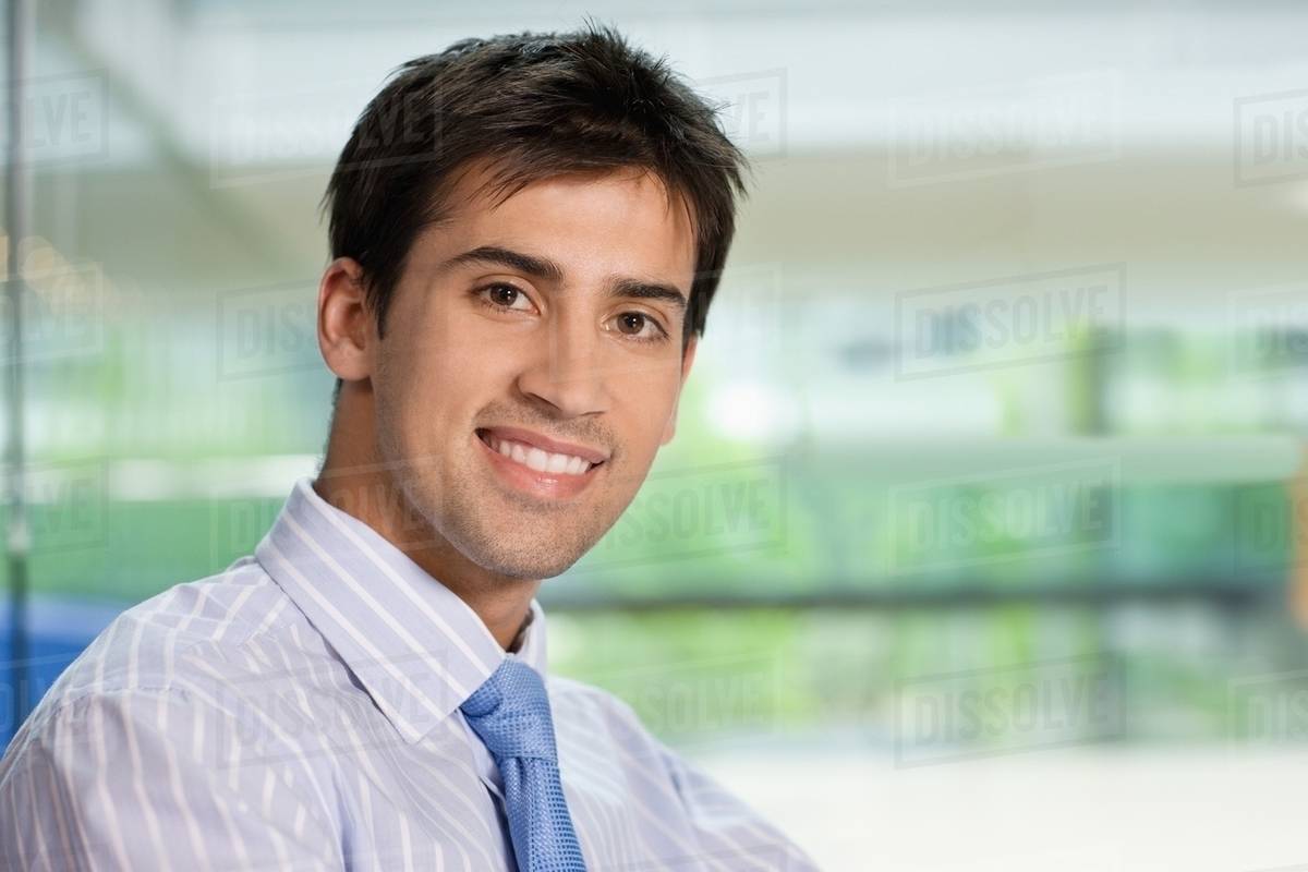Portrait of a male office worker - Royalty-free Stock Photo | Dissolve
