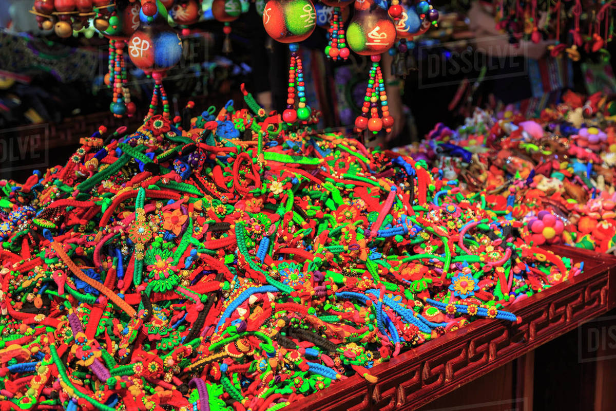 Mound of colourful trinkets, Guangzhou, China - Royalty-free Stock ...