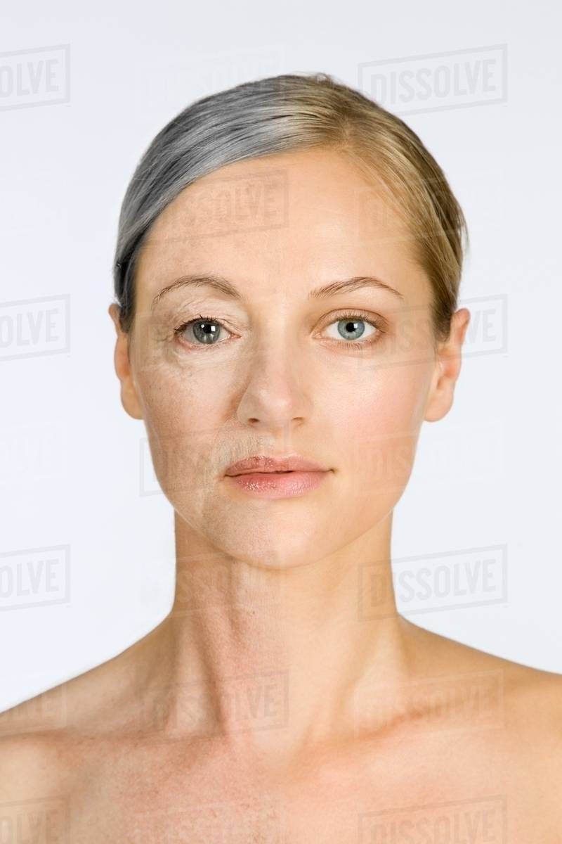 Woman aging - Stock Photo - Dissolve