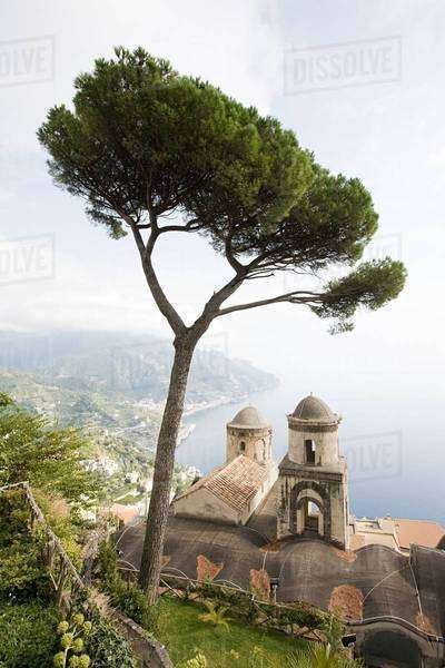 Church and tree in ravello - Royalty-free Stock Photo | Dissolve