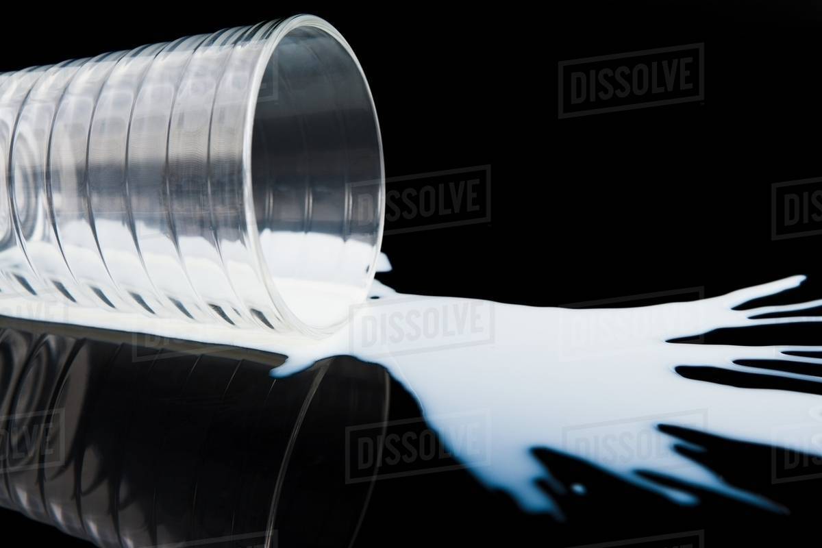 Spilt milk - Royalty-free Stock Photo | Dissolve