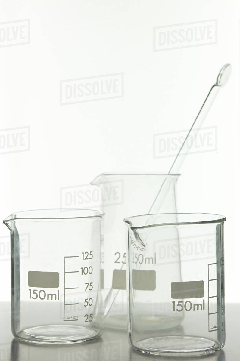Science beakers - Royalty-free Stock Photo | Dissolve