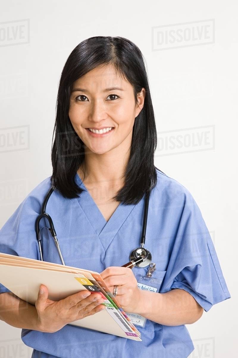 Portrait of a nurse - Stock Photo - Dissolve