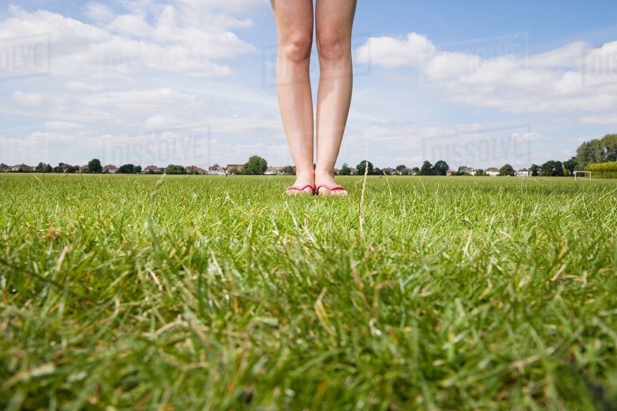 Female legs in park - Royalty-free Stock Photo | Dissolve