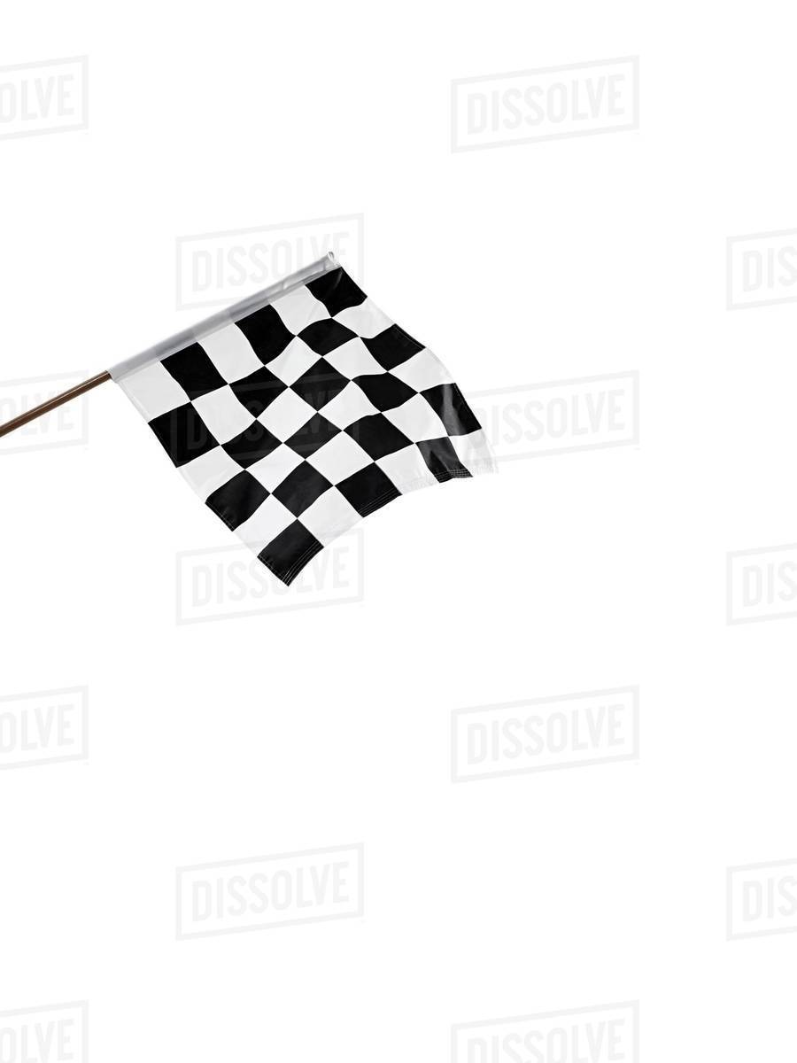 A chequered flag - Royalty-free Stock Photo | Dissolve