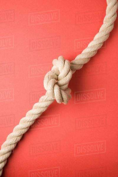 A knotted rope - Royalty-free Stock Photo | Dissolve