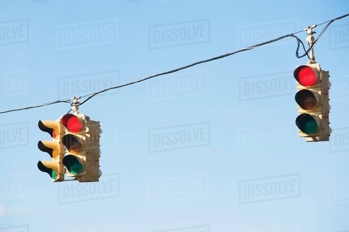 Stop lights - Royalty-free Stock Photo | Dissolve
